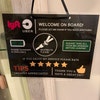 Lyft Informative Placard - 2 Placards (8.5"x11") - Rating and Tips ...