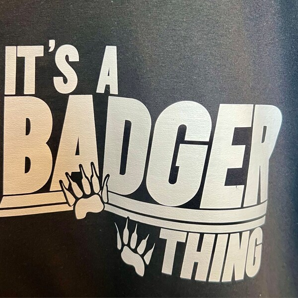 It's a Badger Thing Mascot Shirt SVG Digital Cup File and PNG - Etsy