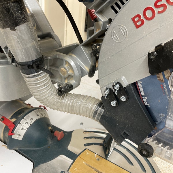 12" Bosch Glide GCM12SD Miter Saw Dust Collection, Complete Chute - Etsy