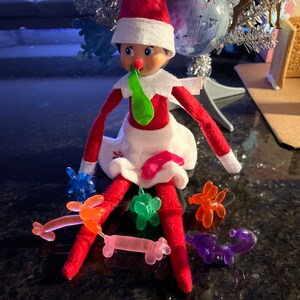 Elf Hula Elf Hawaiian Skirt Miniature Grass Skirt L Doll Hawaiian Scene ...