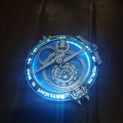 Trollhunters Amulet of Daylight / Eclipse, English, Rechargeable Led's ...