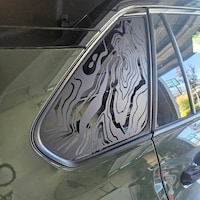 Fits 2006-2014 Honda Ridgeline Rear Middle Sliding Window American Flag ...