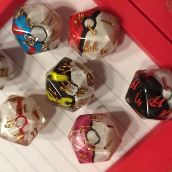 Pokeball Inspired D20, Any Style of Ball! - Etsy