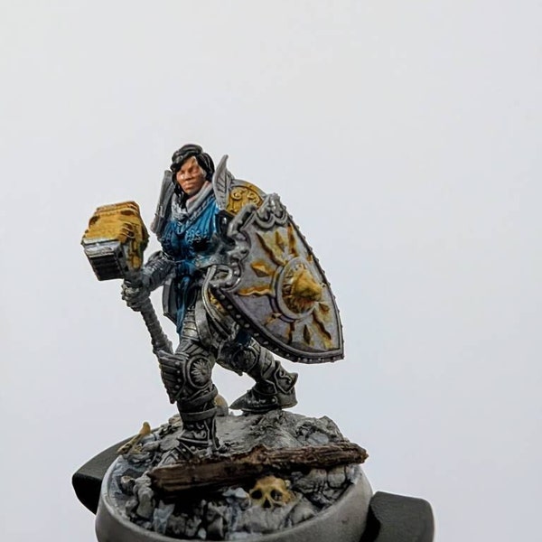D&D Human Fighter/paladin | Standard Bearer | 3D Printed Resin ...