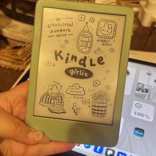 Cute Kindle Lock Screen: "girlie" Wallpaper, Bookish Accessories - Etsy ...