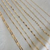 Gold Filled Paper Clip With Toggle Clasp Necklace Assorted Length Read ...
