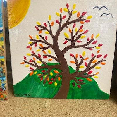 Tree of Life Tile, Pottery Painting Kit, DIY Pottery Painting Kits, Art ...