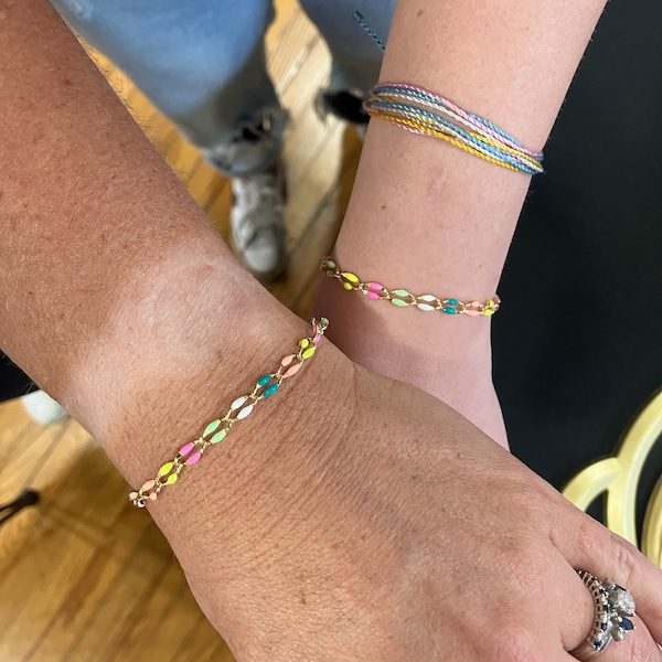 Bulk Enamel Chain,perfect Enamel Rolo Cable Paperclip Chain for ...