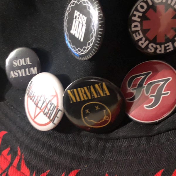 Rock Band Pins, Band Pins, Rock Pins - Etsy