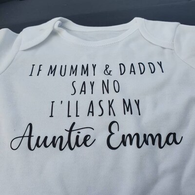 Personalised First Birthday Baby 1st Vest Outfit One Boy Girl Name Cake ...