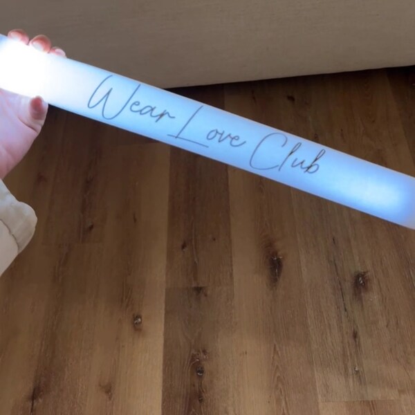 Wedding Glow Sticks - Multiple-mode Custom LED Foam Sticks - You Pick ...