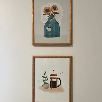 Witch Shelf Art Print Illustration Drawing Decor Home Fall - Etsy