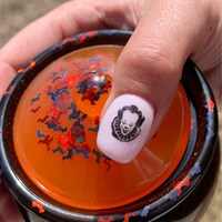 Drip Happy Face Smile Nail Decals for Acrylic and Press on Nail Art ...