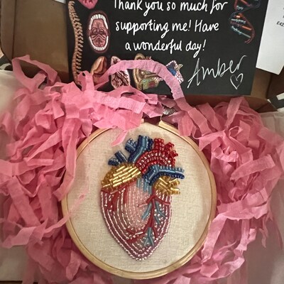 Neurological Anatomical A6 Sticker Sheet. Embroidery, Neuron, Brain ...