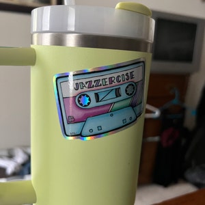 Jazzercise - Vinyl Sticker -original Artwork | 80s | Retro | Cassette ...