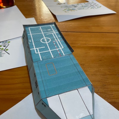 HMS Invincible Aircraft Carrier Ship Papercraft Paper Color Model Plans ...