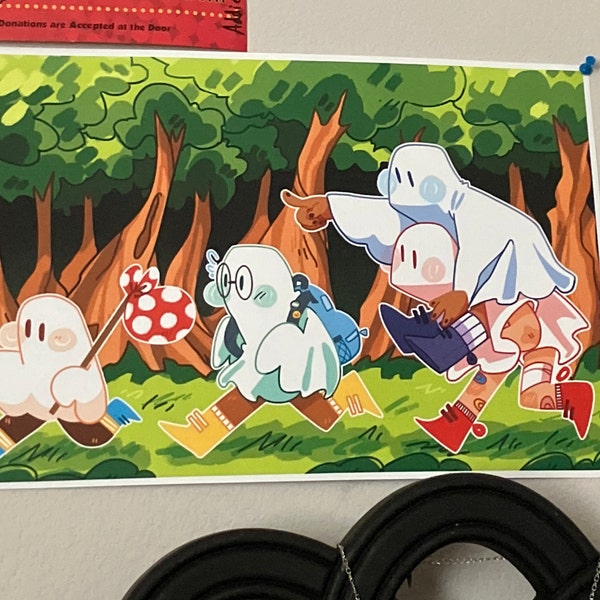 Runaway Ghosts 11x17 Glossy Poster Print! - Etsy