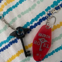 Hazbin Hotel Key Chain Hazbin Hotel Room Key - Etsy Canada