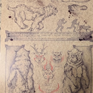 Medium Wendigo Algonquian Folklore Art Print - Etsy