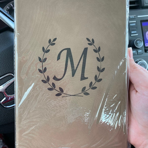 Journal Monogrammed Notebook Personalized Leatherette Graduation Gift ...