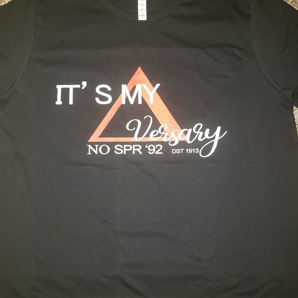 It's My Deltaversary T-shirt , Personalized Shirt, Delta Tee, Unisex ...