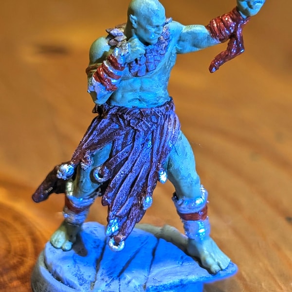 Orc, Male, Barbarian, Warrior, Fighter, Monk, Fists, Bald, Character ...