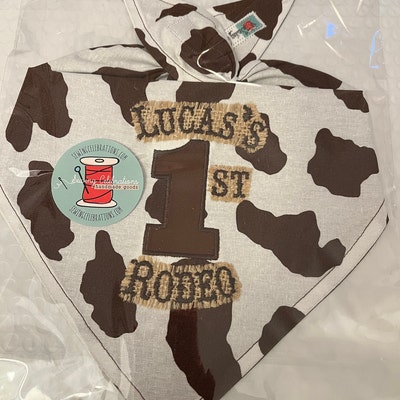 RODEO Back Number-personalized Cowboy-1st Birthday/rodeo Banner-high ...