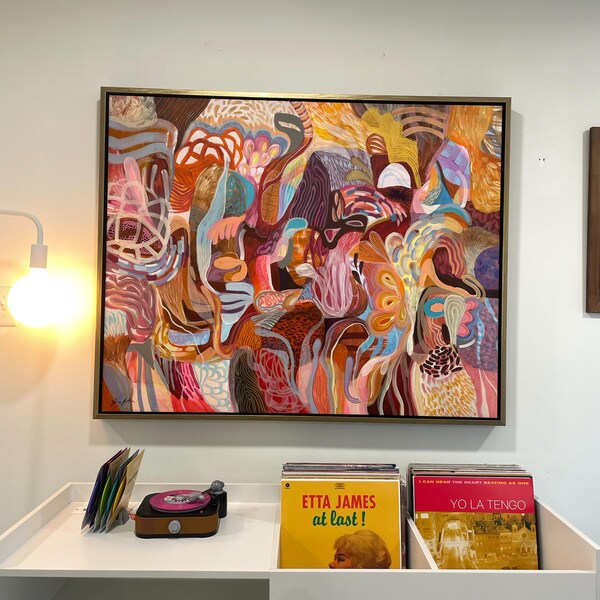 Small Painting Nice Acrylic Painting by Jolina Anthony - Etsy