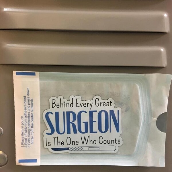 Waterproof Sterile Processing Tech Sticker Central Sterile Processing ...