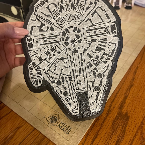 Star Wars Millennium Falcon Dnd Dice Tray - Etsy