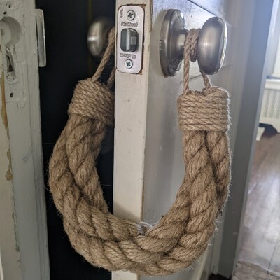 Chunky Door Stopper Door Stop Thick Rope Braided Chunky Jute Rope ...