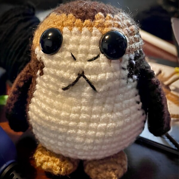 Crochet Pattern Porg , Pdf File - Etsy