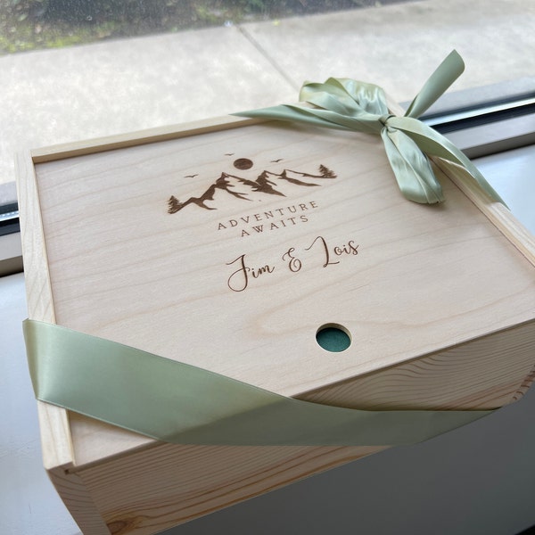 Baby Girl Keepsake Box, Baby Treasure Box, Personalized New Baby Box ...