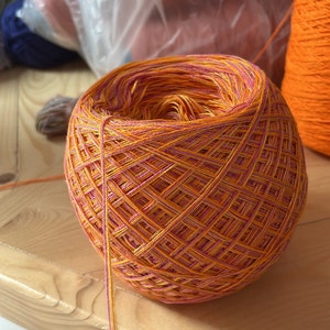 Linen Yarn on Cone and Linen Yarn Cakes, Natural Linen Yarn, Lace ...