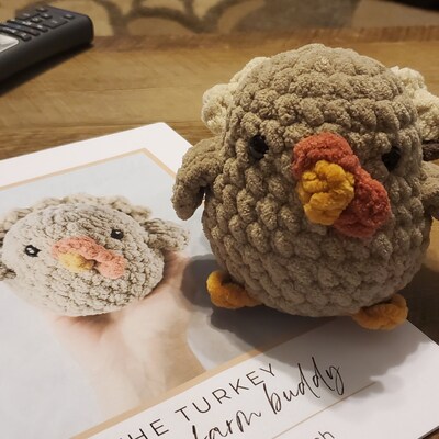 Pattern: NO SEW Turkey Chubby Farm Buddy, Crochet Pattern ONLY, Crochet ...