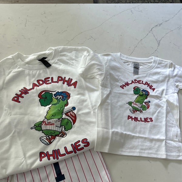 Phillies Comfort Colors Vintage Baseball Tee Front and Back - Etsy