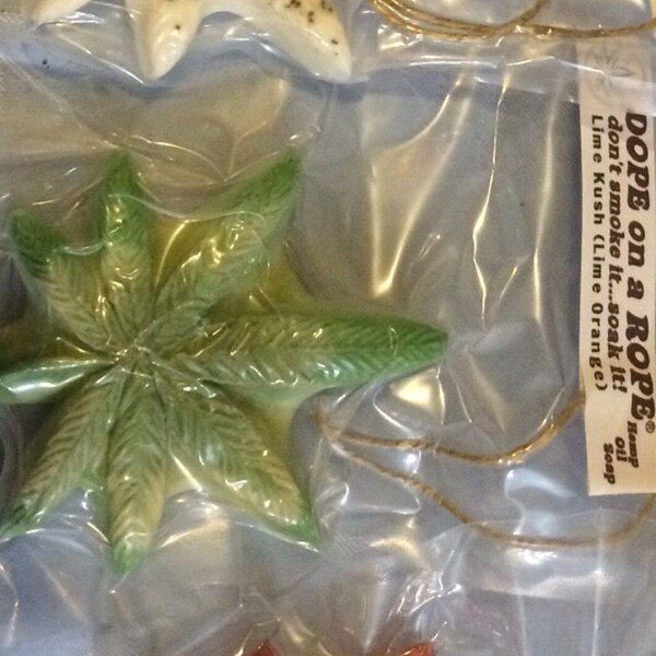 Dope on a Rope Soap, Stocking Stuffers, Lime Kush, Funny Adult Gifts ...