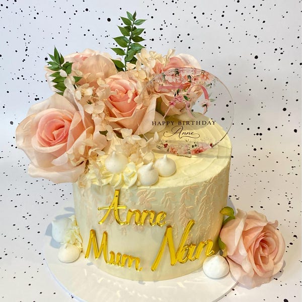 Stitch Cake Topper Package With Safari Jungle Hibiscus Leaves and ...