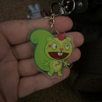 Flippy Happy Tree Friends Sticker Sliding Tin Case Storage Keychain ...