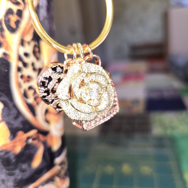 1 CZ Pave Boss Lady Charm, Queen Charm, Bracelet Charm, Necklace Charm ...