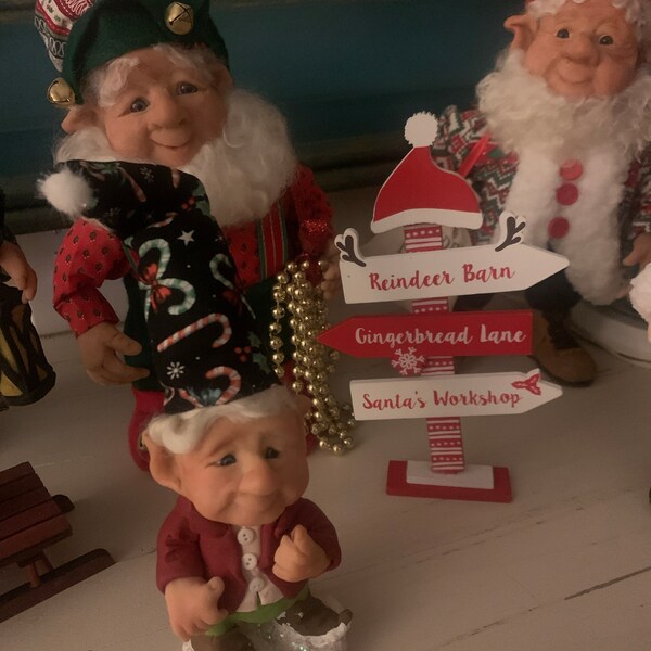 Elf Art Doll, Elf, Gnome, Woodland Elf Doll, bart - Etsy