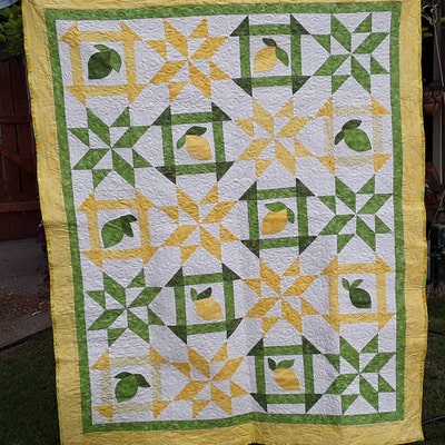 Lemon Fresh Quilt Pattern, PDF Quilt Pattern - Etsy