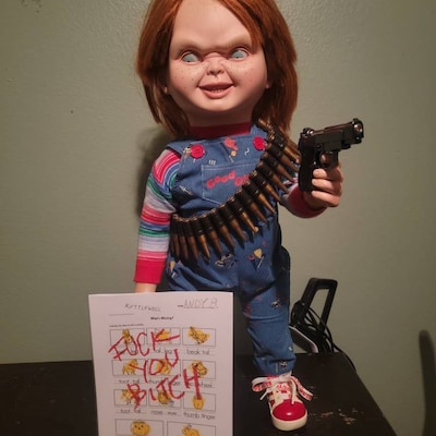 New Child's Play 2 Movie Chucky Doll Props Replica Print Set Kettlewell ...