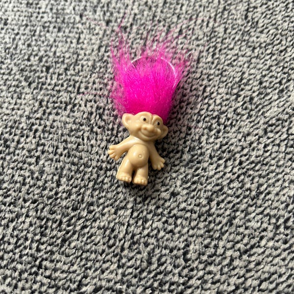 Mini Vintage Troll Keychain - Etsy