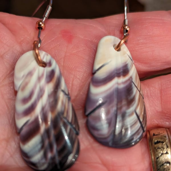 Genuine Handmade Wampum Bead Necklace on Deerskin Leather Lacing ...