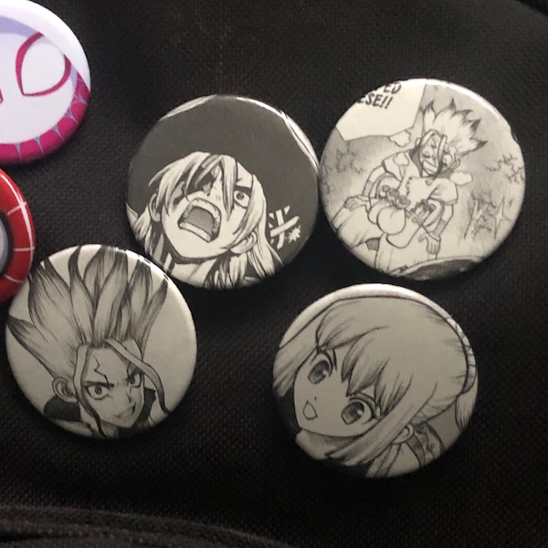 Demon Slayer Mystery Manga Badges X4 - Etsy UK