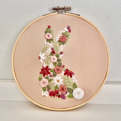 Spring Meadows Embroidery PDF Pattern, Digital Download, Flower Art ...