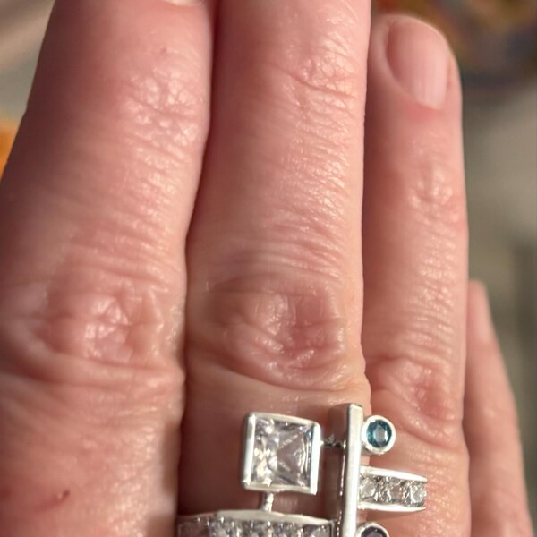 Old Mine Cut Moissanite Diamond Drop Earring, Solitaire Omega Back ...