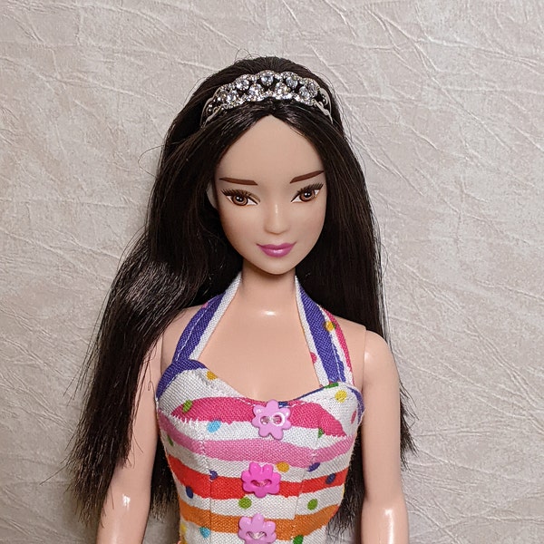 1/6 COLORED Metal Tiara Crown Crystal Phicen Queen Princess Model Muse ...