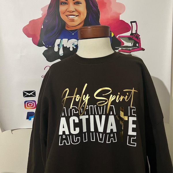 Holy Spirit Activate SVG, Png, Eps, and Dxf - Etsy